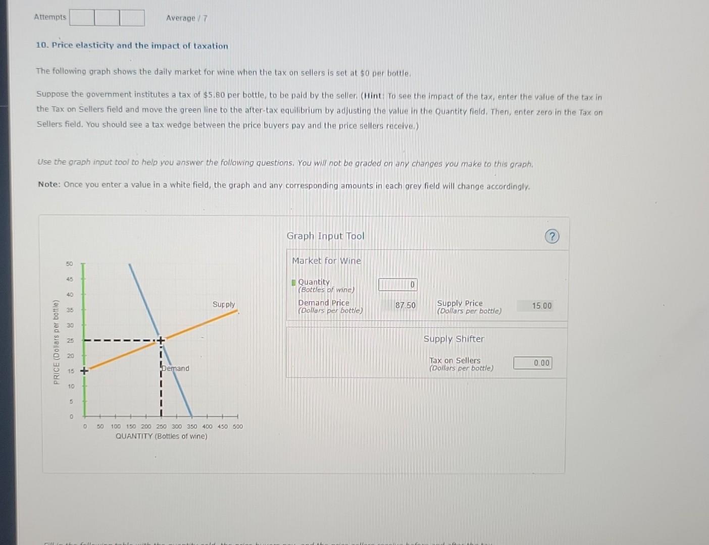 Solved Fill in the following table with the quantity sold, | Chegg.com