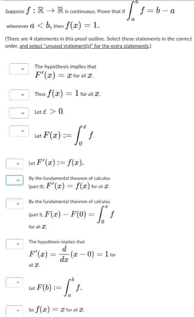 Solved Using the image what are the 4 ﻿statements in the | Chegg.com