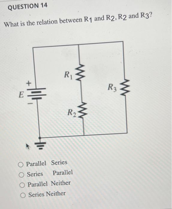 Solved What is the relation between R1 and R2,R2 and R3 ? | Chegg.com