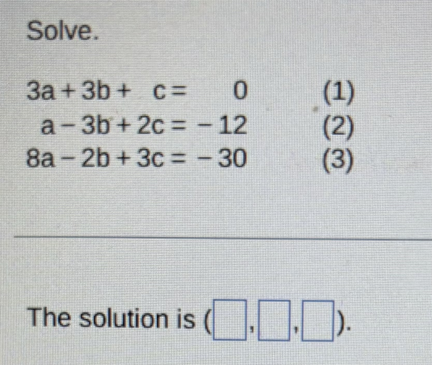 Solved Solve Using | Chegg.com