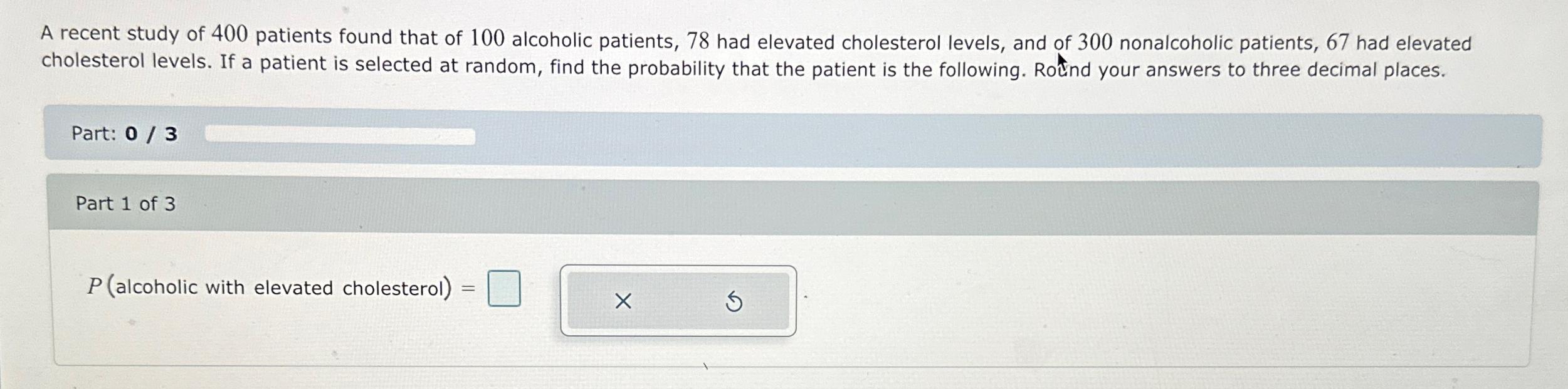 Solved Round your answers to three decimal places. | Chegg.com