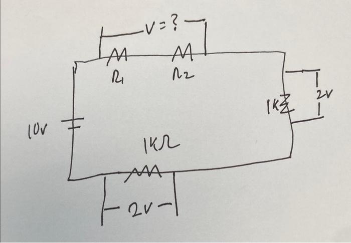 Solved Use the Kirchhoff's voltage law to find the voltage | Chegg.com