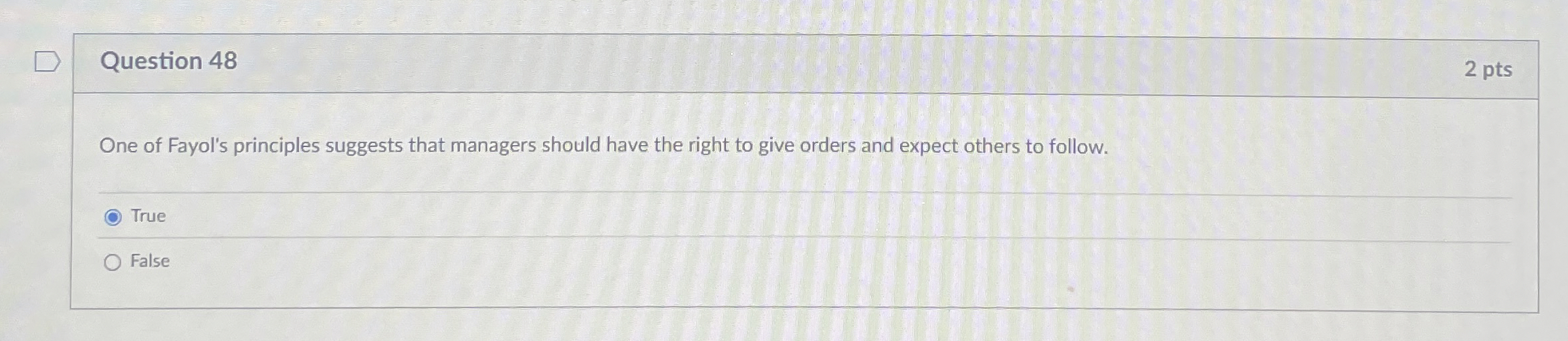 Solved Question 48One of Fayol's principles suggests that | Chegg.com