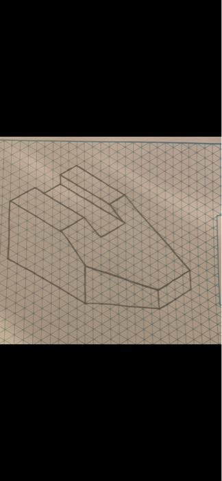 Solved Make the free hand sketch on isometric paper for the | Chegg.com