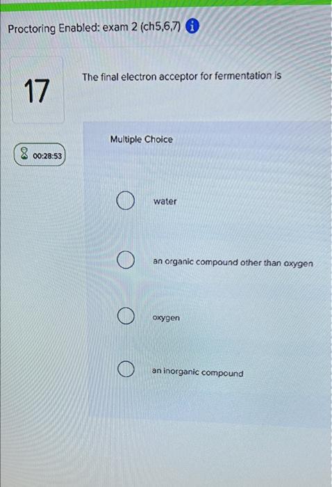 Solved Proctoring Enabled: exam 2 (ch5,6,7) ( The final | Chegg.com