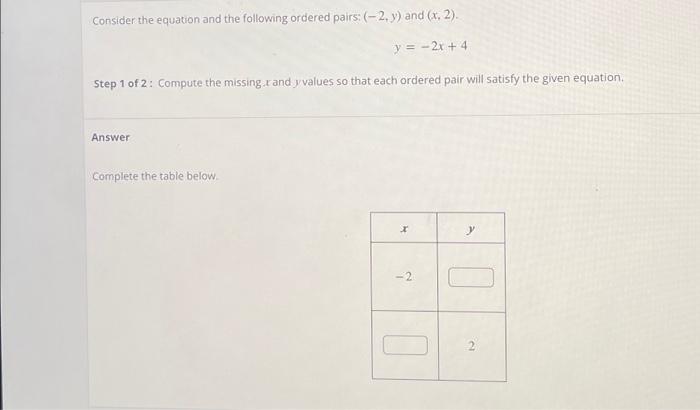 Solved Consider the equation and the following ordered | Chegg.com