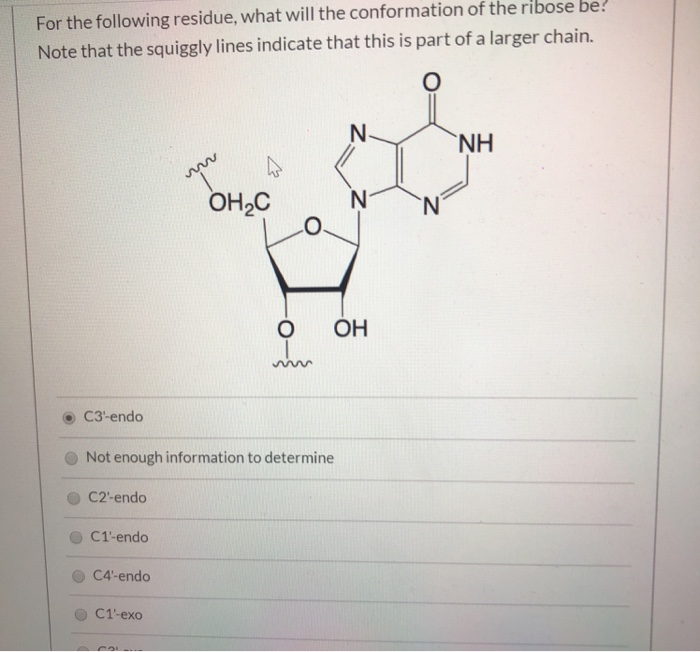 Solved For the following residue, what will the conformation | Chegg.com