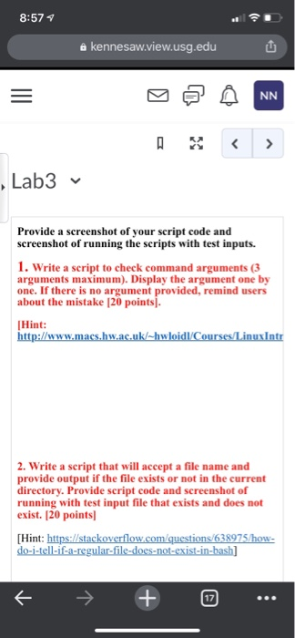 Solved 8:574 kennesaw.view.usg.edu NN д