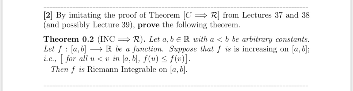 Solved [2] ﻿By imitating the proof of Theorem | Chegg.com