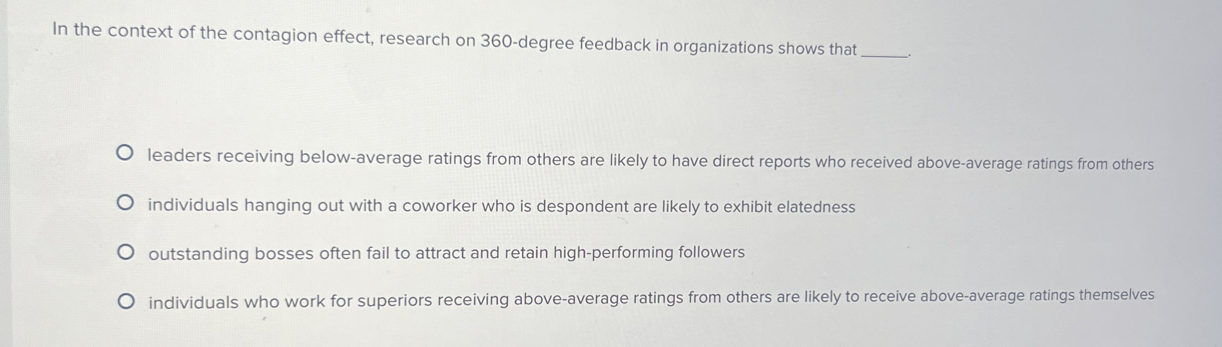 Solved In the context of the contagion effect, research on | Chegg.com