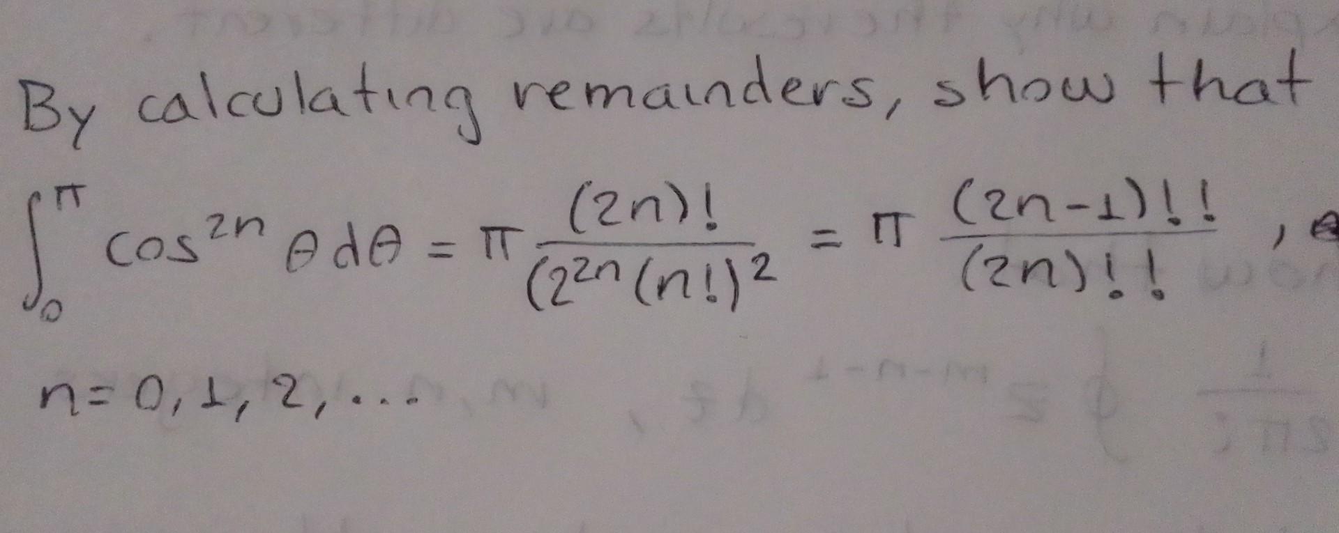 Solved By calculating remainders, show that | Chegg.com