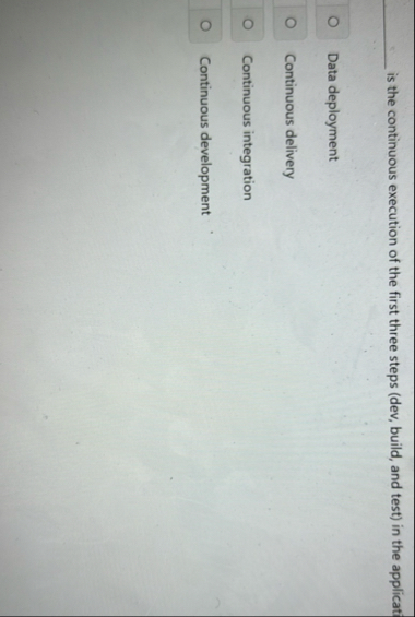 Solved ﻿is the continuous execution of the first three | Chegg.com