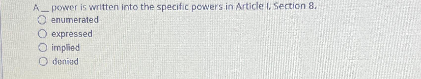 Solved A power is written into the specific powers in | Chegg.com