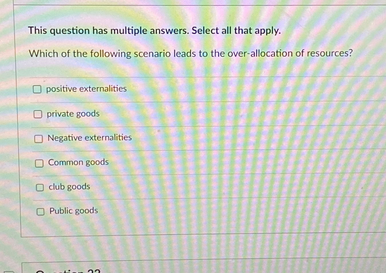 Solved This question has multiple answers. Select all that | Chegg.com