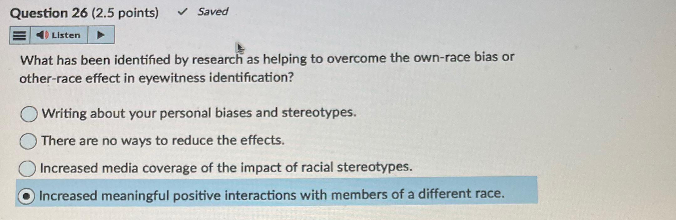 Solved Question 26 ( 2.5 points) Saved What has been | Chegg.com Solved Question 26 ( 2.5 points) Saved What has been | Chegg.com