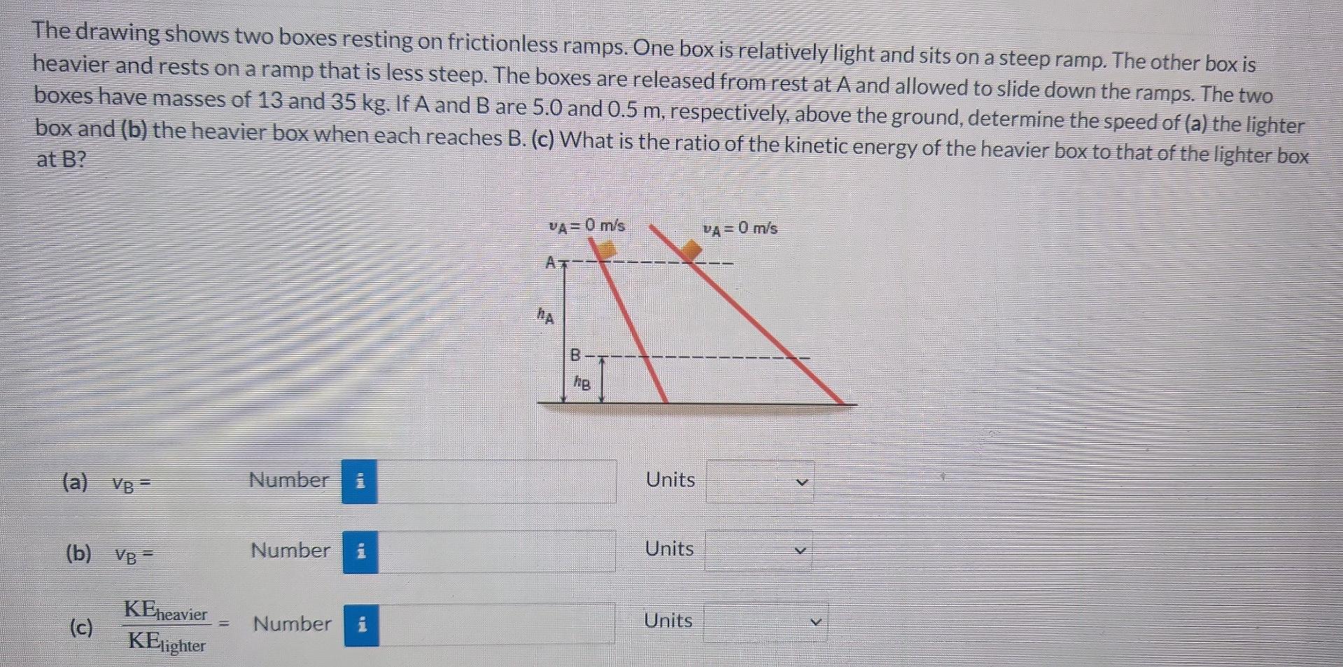 [Solved]: The drawing shows two boxes resting on f