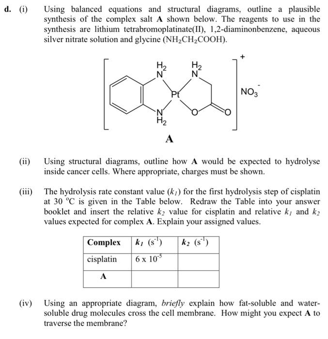 Solved (i) Using balanced equations and structural diagrams, | Chegg.com