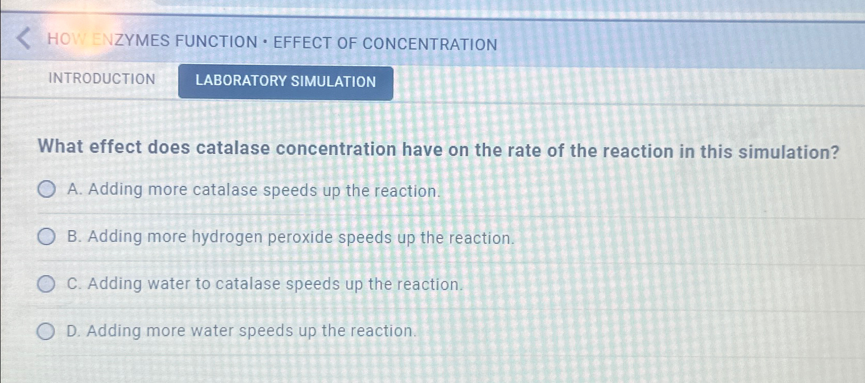 Solved How Enzymes Function ﻿effect Of