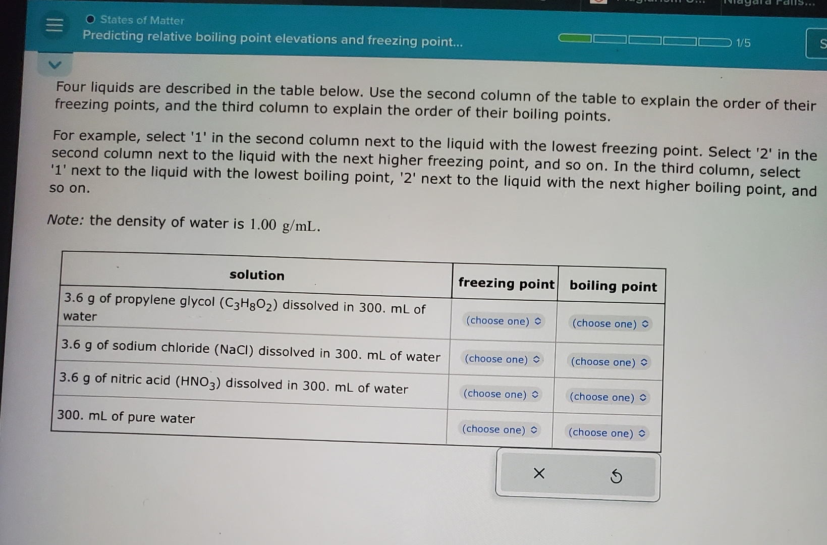 Solved States of MatterPredicting relative boiling point | Chegg.com