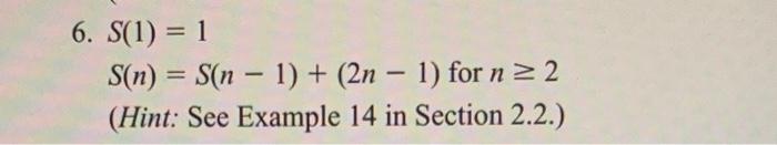 Solved In Exercises 1 12 Solve The Recurrence Relation