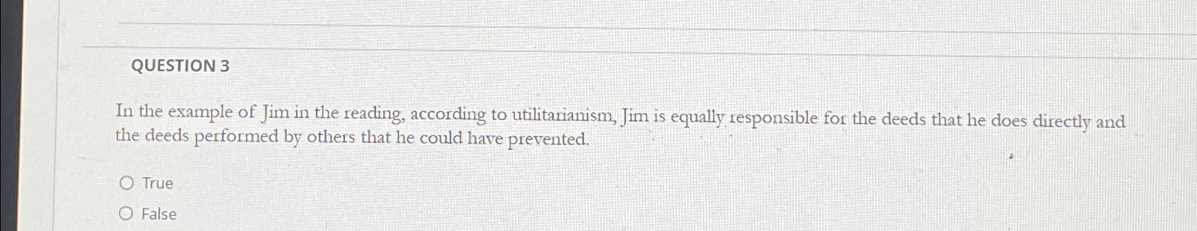 Solved QUESTION 3In the example of Jim in the reading, | Chegg.com
