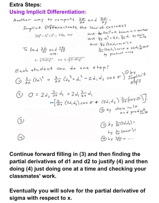 Solved Extra Steps Using Implicit Differentiation Another 7474