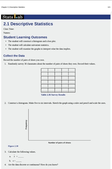 Solved Complete and submit the Descriptive Stats activity in | Chegg.com