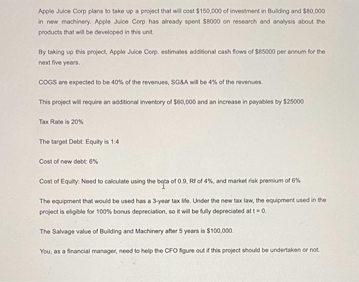 Solved 5 Calculate Operating Cash Flow for the 5 years | Chegg.com