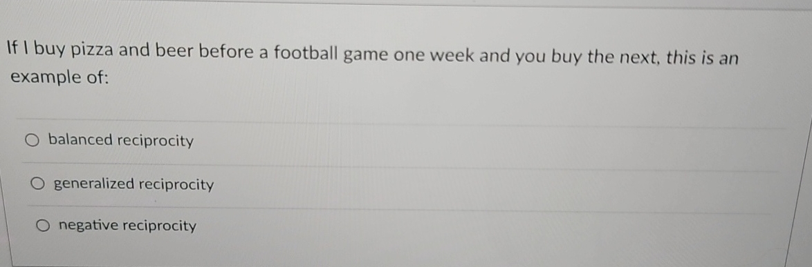 Solved If I buy pizza and beer before a football game one | Chegg.com