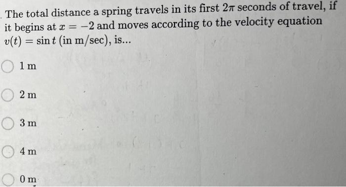 Solved 2. If a particle's velocity is given by v(t)=2t2+4 | Chegg.com