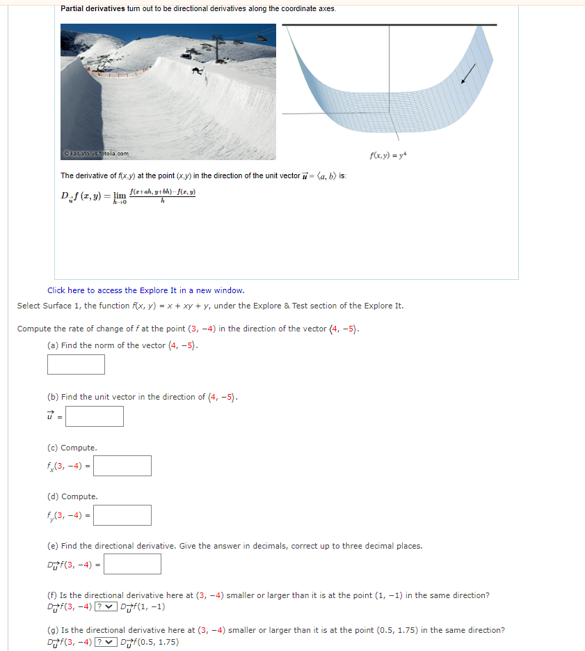 Solved Partial derivatives turn out to be directional | Chegg.com