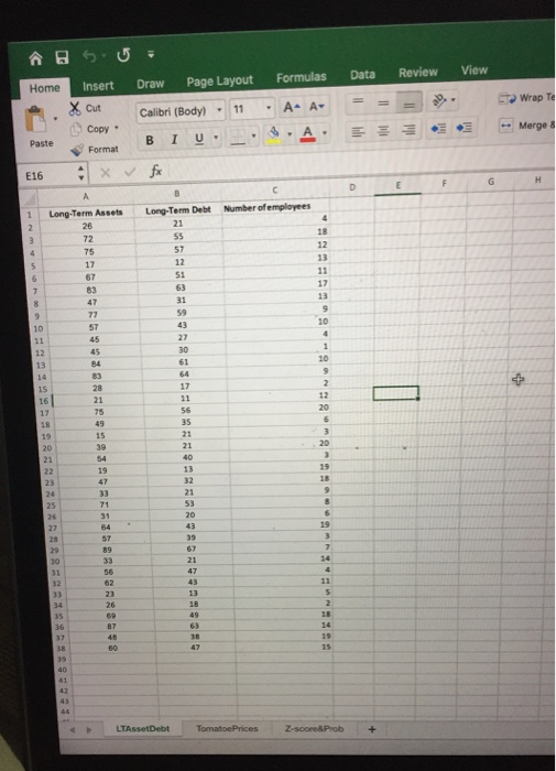 Solved For This Question Use The Data In The Excel File 3155