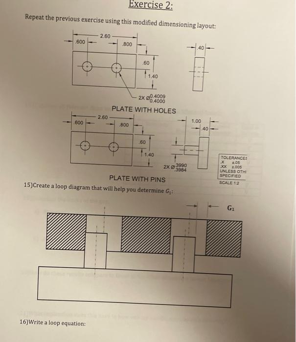 Tolerance Stack Analysis Assignment: Complete the | Chegg.com