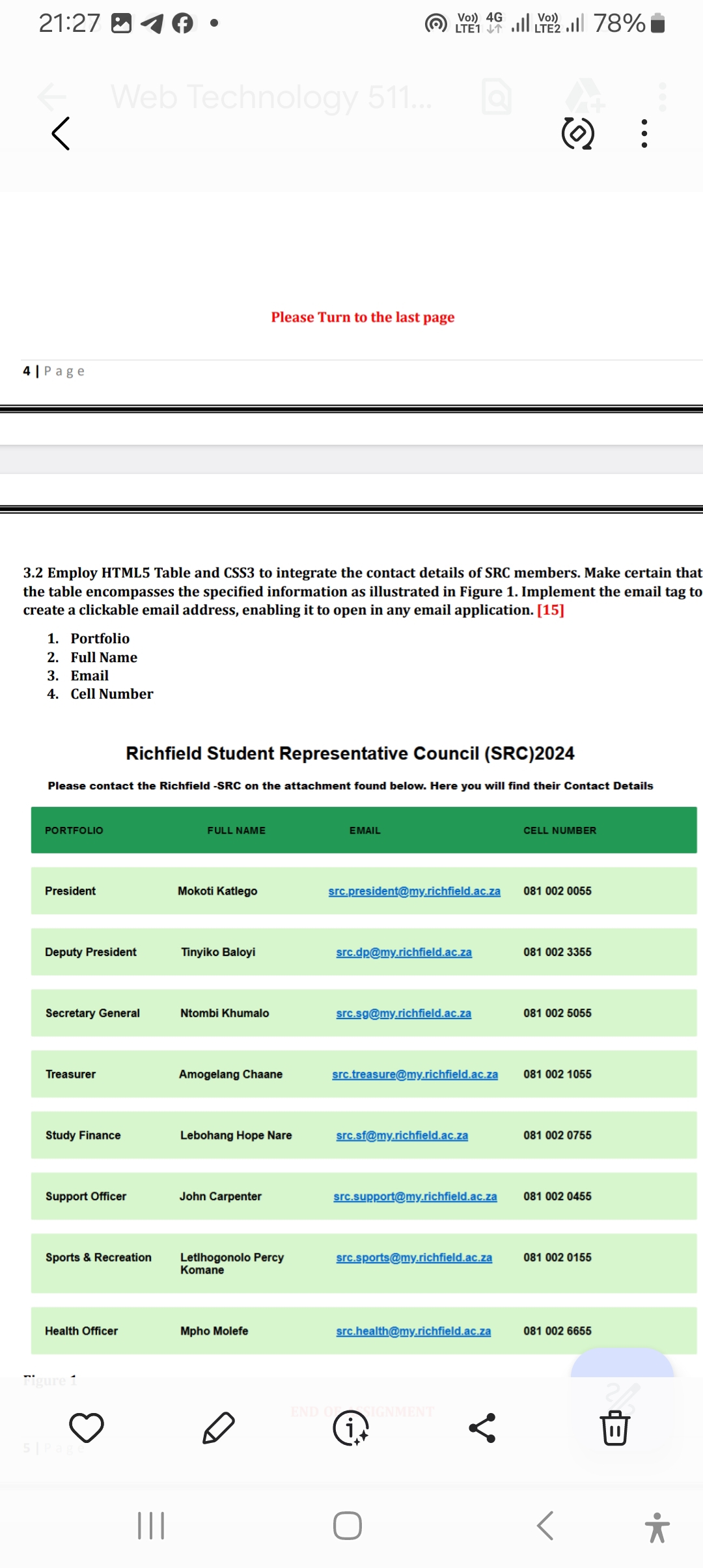 Solved Unidentified3.2 ﻿Employ HTML5 ﻿Table and CSS3 ﻿to | Chegg.com
