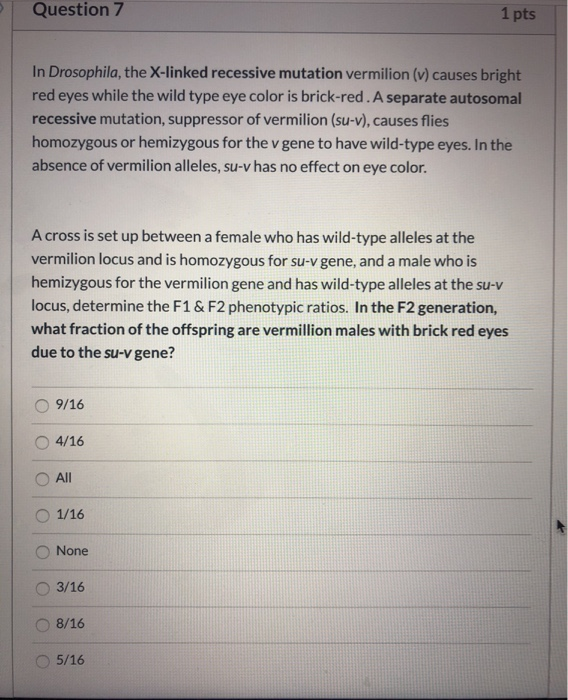 Solved 1 pts Question 5 Mendel crossed true-breeding plants: | Chegg.com