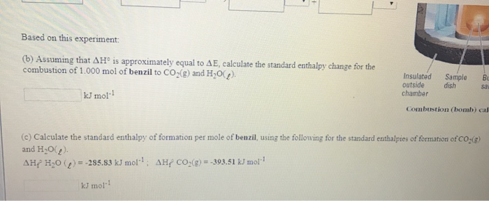 Solved A sample of solid benzil (C14H1002) that weighs | Chegg.com