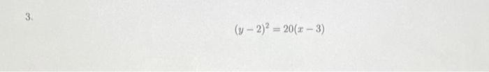 Solved For the following conic sections, write them in an | Chegg.com