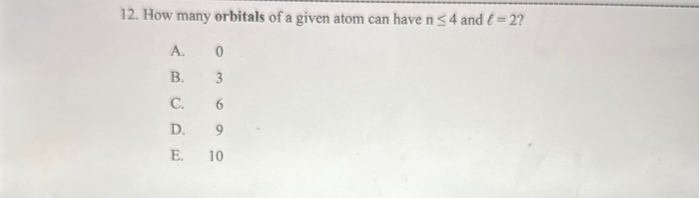 Solved How many orbitals of a given atom can have n≤4 ﻿and | Chegg.com
