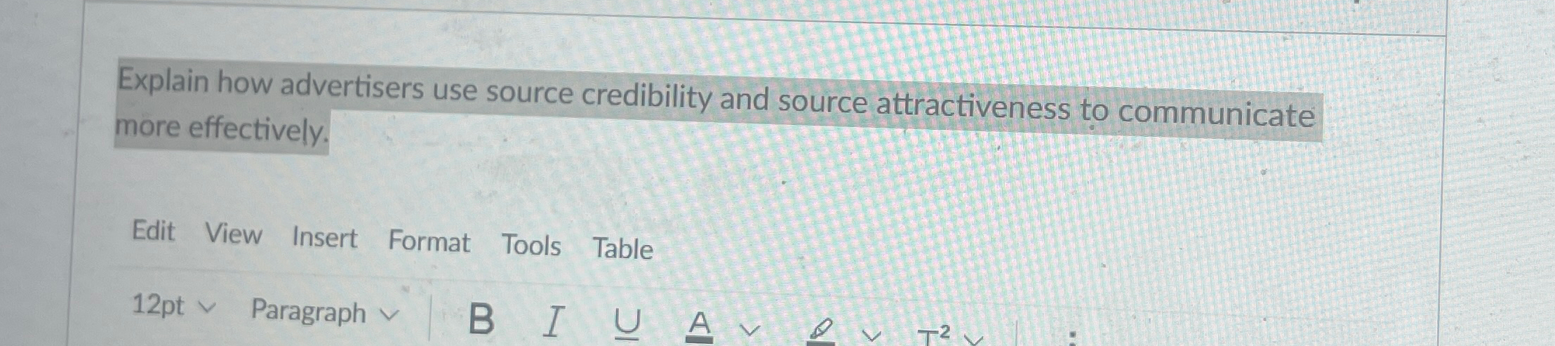 Solved Explain how advertisers use source credibility and | Chegg.com