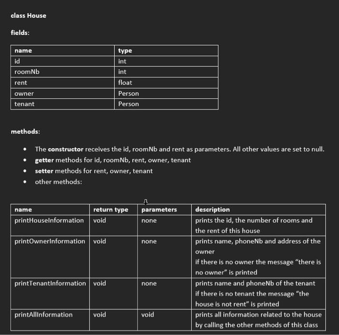 Solved In this lab assignment you will implement 2 classes. | Chegg.com