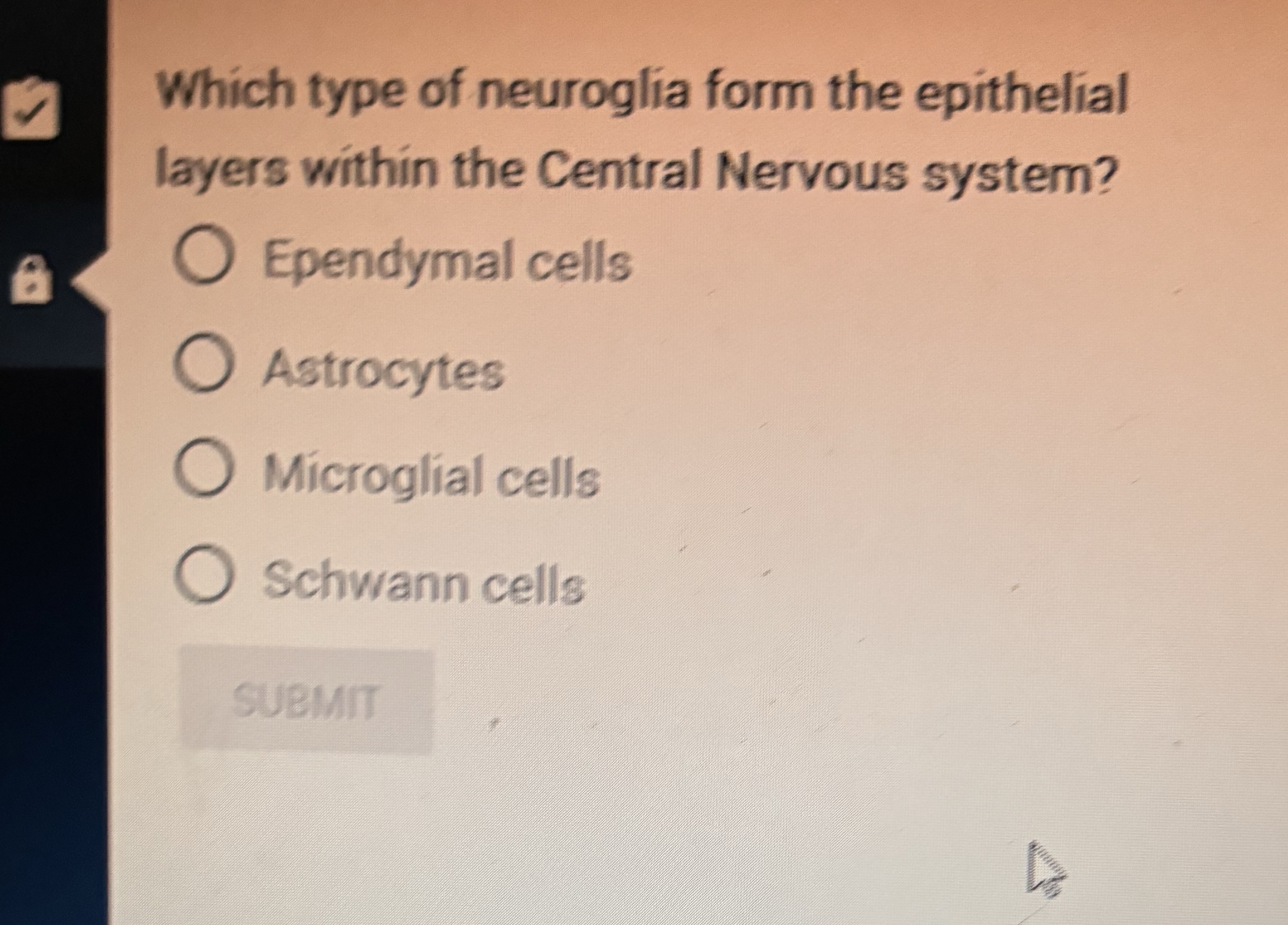 Solved Which type of neuroglia form the epithelial layers | Chegg.com