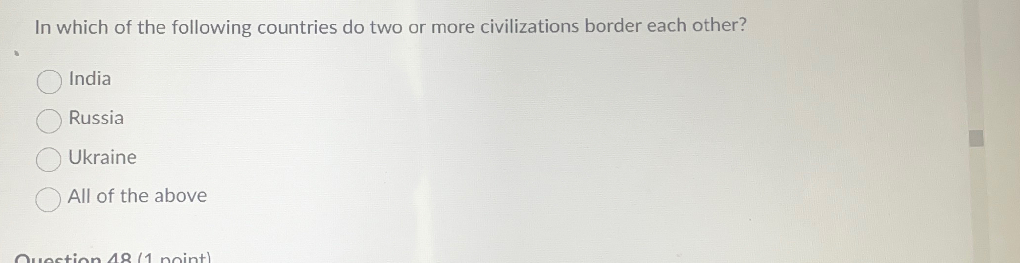 Solved In which of the following countries do two or more | Chegg.com