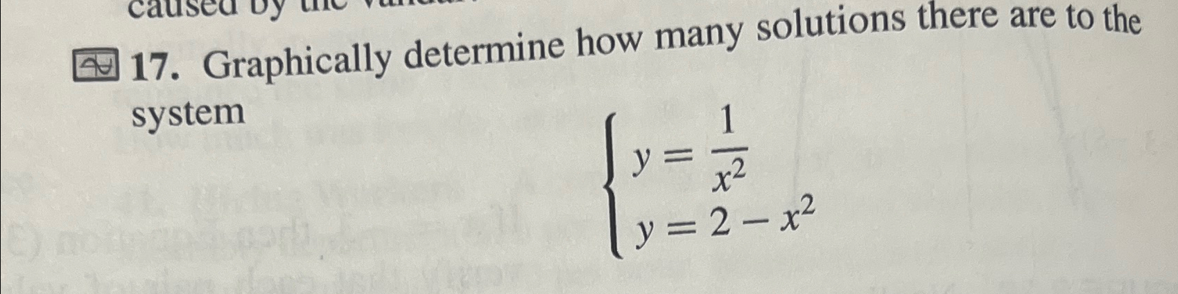 Solved Graphically determine how many solutions there are to | Chegg.com