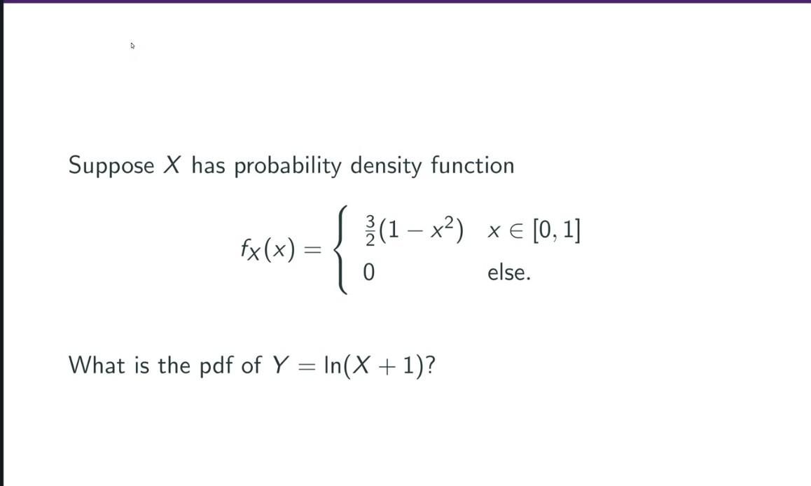 Solved Suppose X has probability density function | Chegg.com