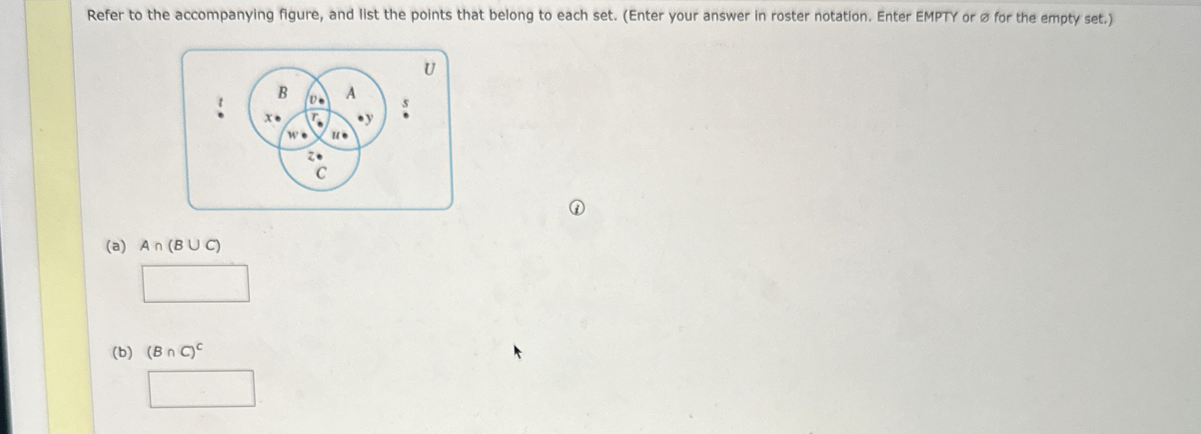 Solved Refer to the accompanying figure, and list the points | Chegg.com