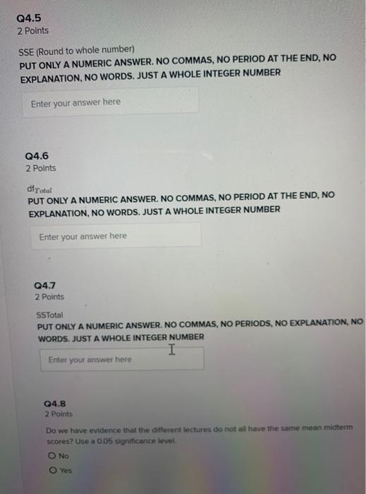 Solved College departments commonly run multiple lectures of | Chegg.com