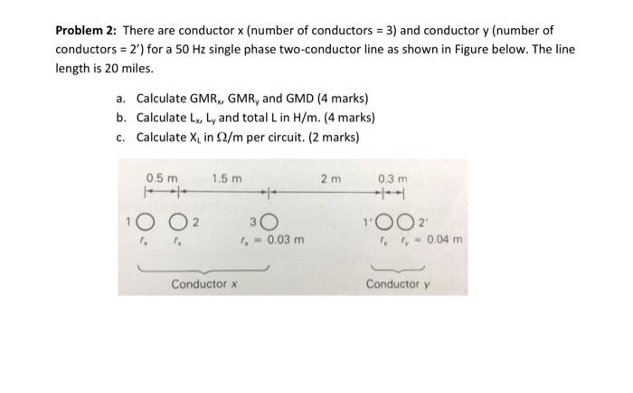 Solved Problem 2: There are conductor (number of conductors | Chegg.com