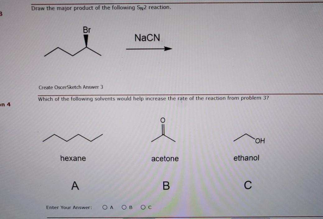 Solved Select the most reactive alkyl bromide in an SN2 | Chegg.com