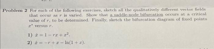 Solved lem 2 For each of the following exercises, sketch all | Chegg.com