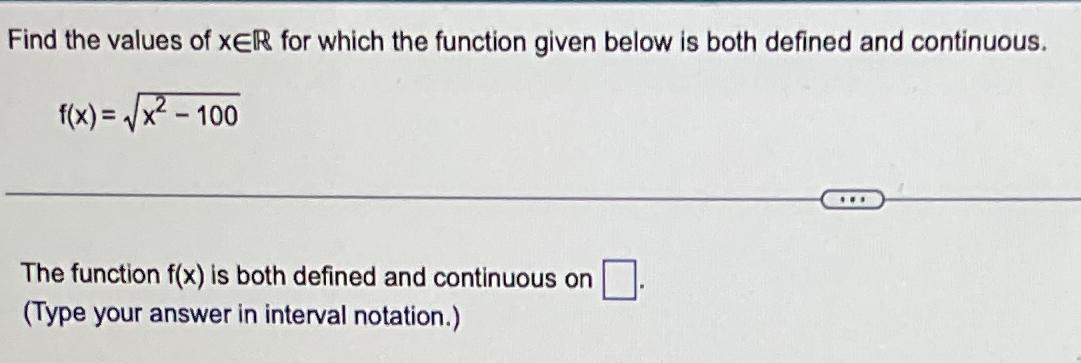 Solved Find the values of xinR for which the function given | Chegg.com